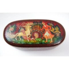 Vintage Firebird Russian Lacquer Box for Lucy Maxym Collection